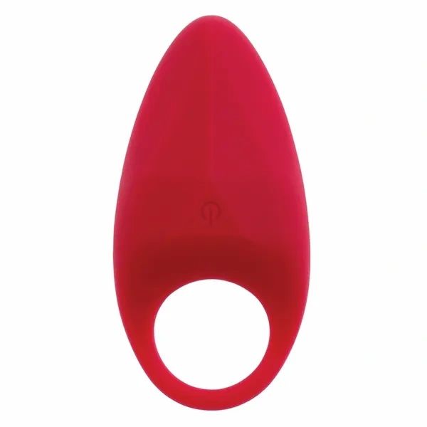 Elixir Play Garnet Ultra Flexible Vulva Shaped Mini Vibe and C-Ring